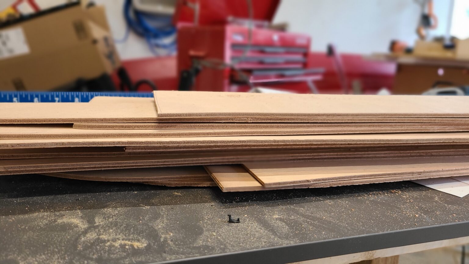 Cutting out hull panels – Mikes Collection of Random Projects